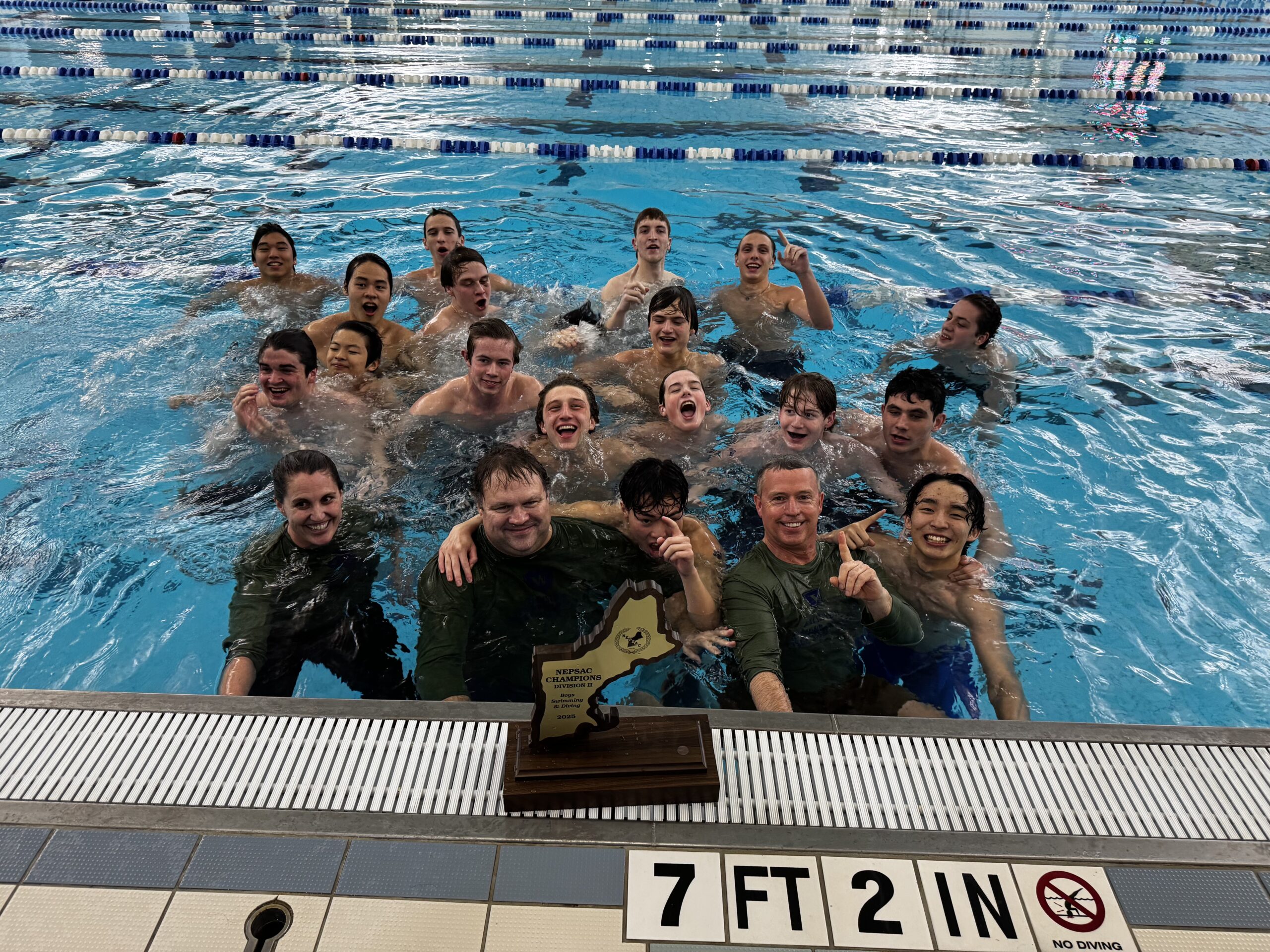Boys Swimming & Diving Team Wins 2025 NEPSAC Division 2 Championship ...